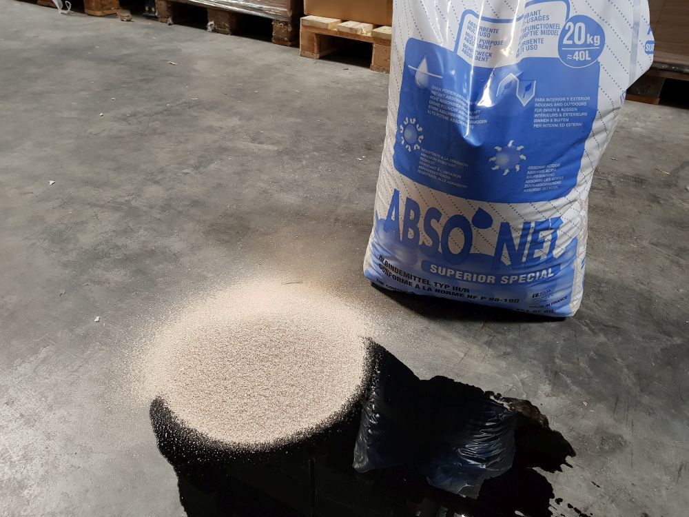 Öl-Bindemittel-Granulate, Feinkorn 0,6-1,2mm 20 kg (weiss) | sikatec.ch